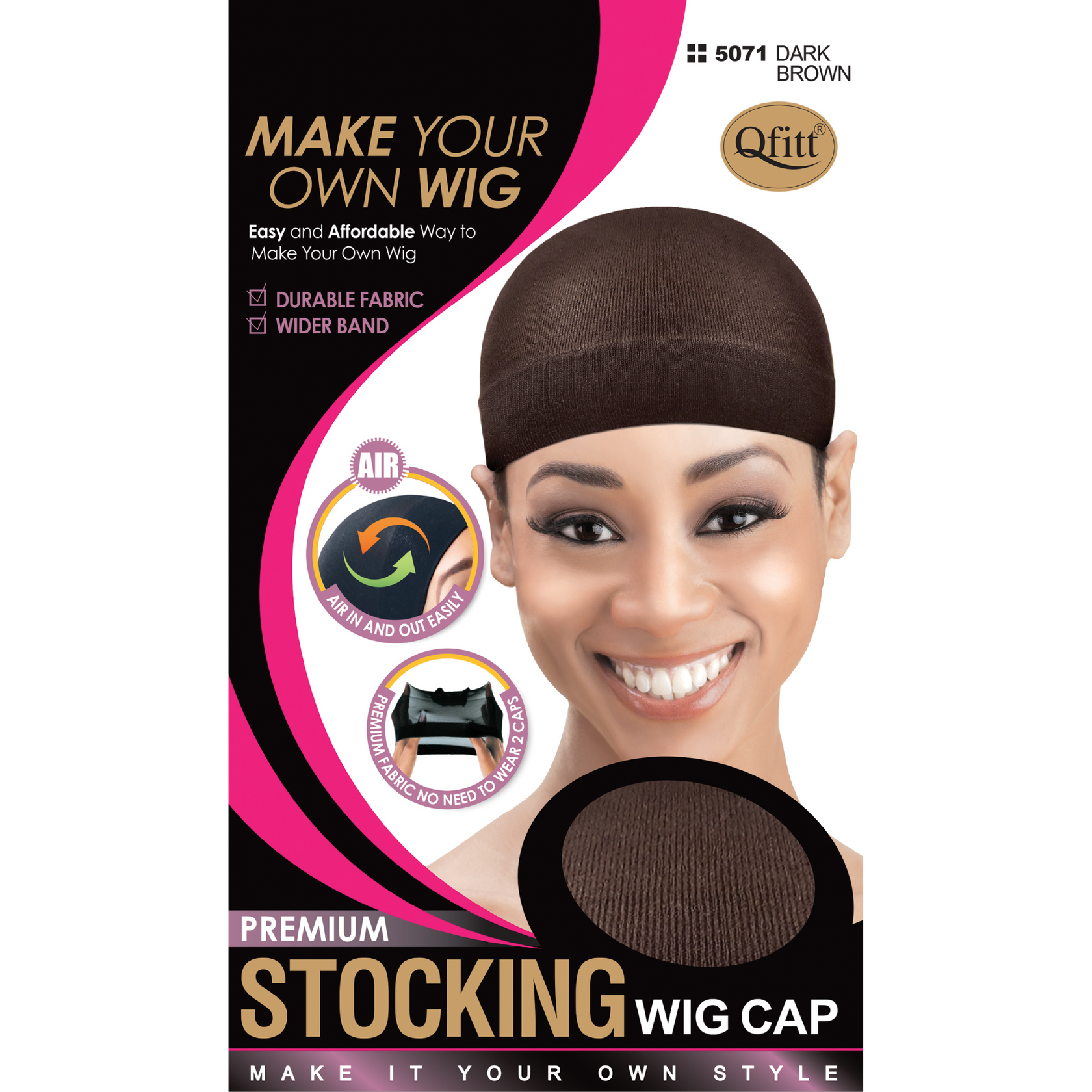 PREMIUM STOCKING WIG CAP – Qfitt
