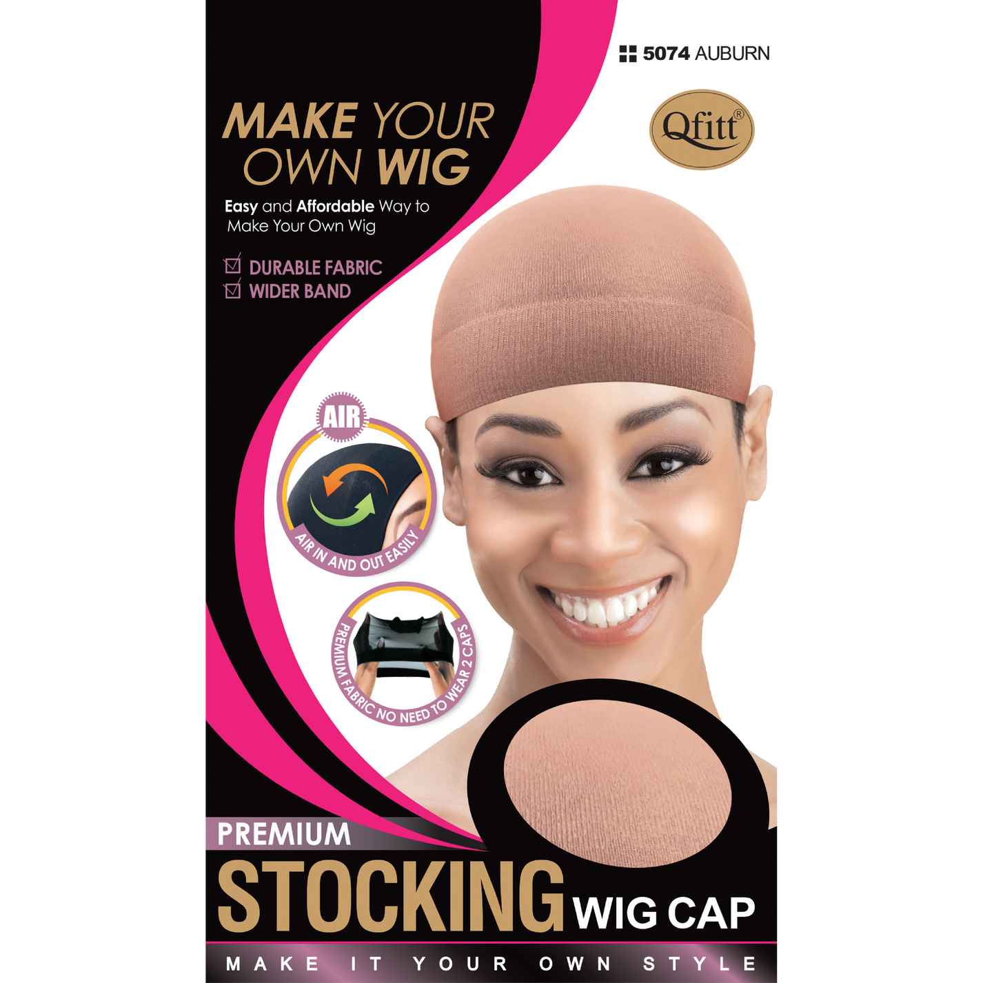 PREMIUM STOCKING WIG CAP – Qfitt