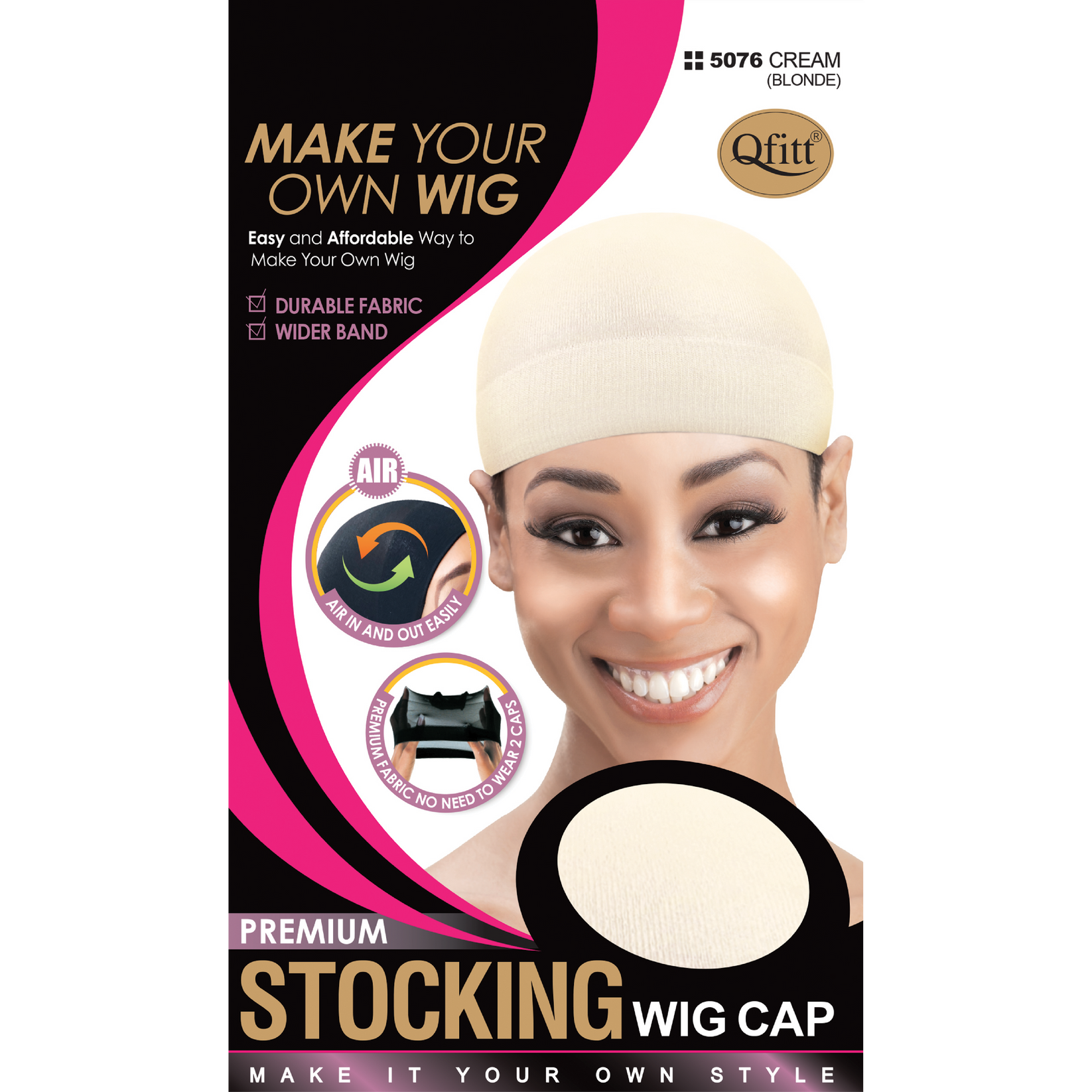 PREMIUM STOCKING WIG CAP – Qfitt